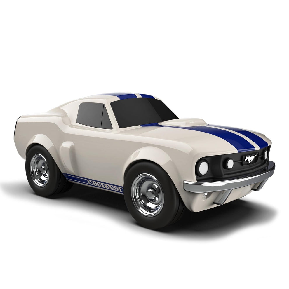 Ford Mustang Racing Car Ivory White Toy Car – littleCONCEPTS & Co